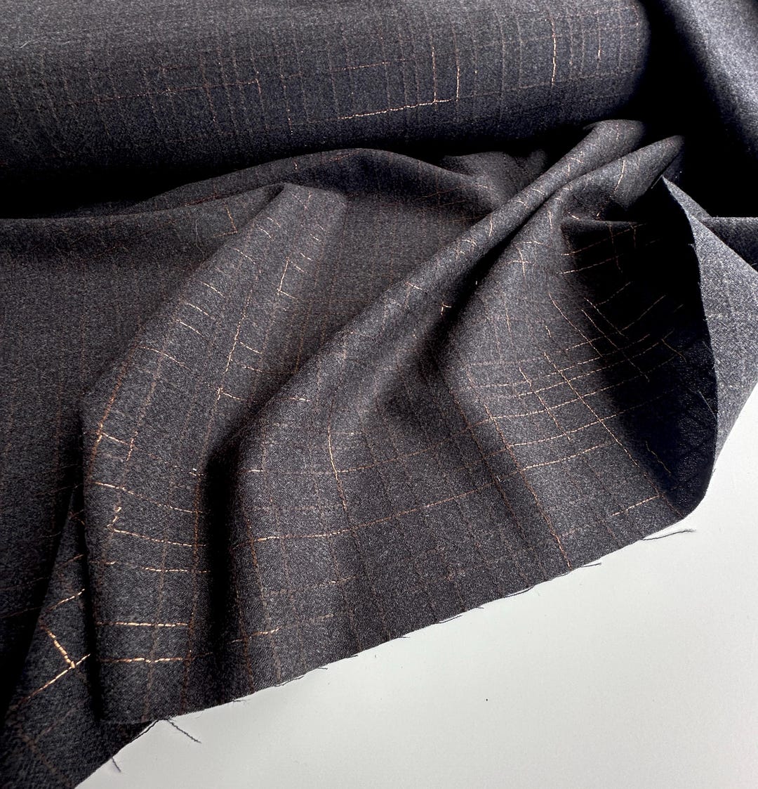 Exclusive 100% Wool Fabric Made From Fine, High-quality New Wool, Deep ...