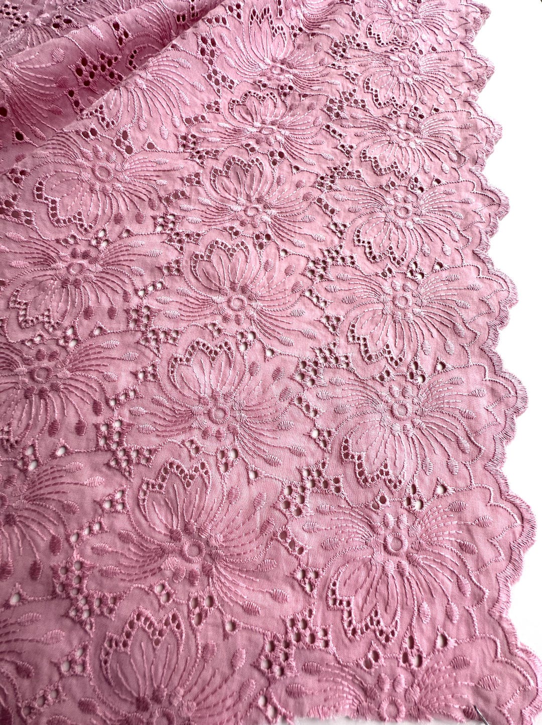 Italian Cotton Batiste, Quality Fabric, Sangalo Eyelet Fabric ...