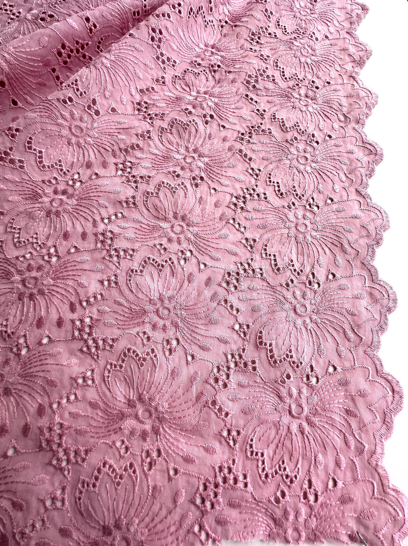 Italian Cotton Batiste, Quality Fabric, Sangalo Eyelet Fabric ...