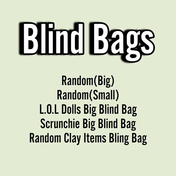 Blind Bags - Etsy