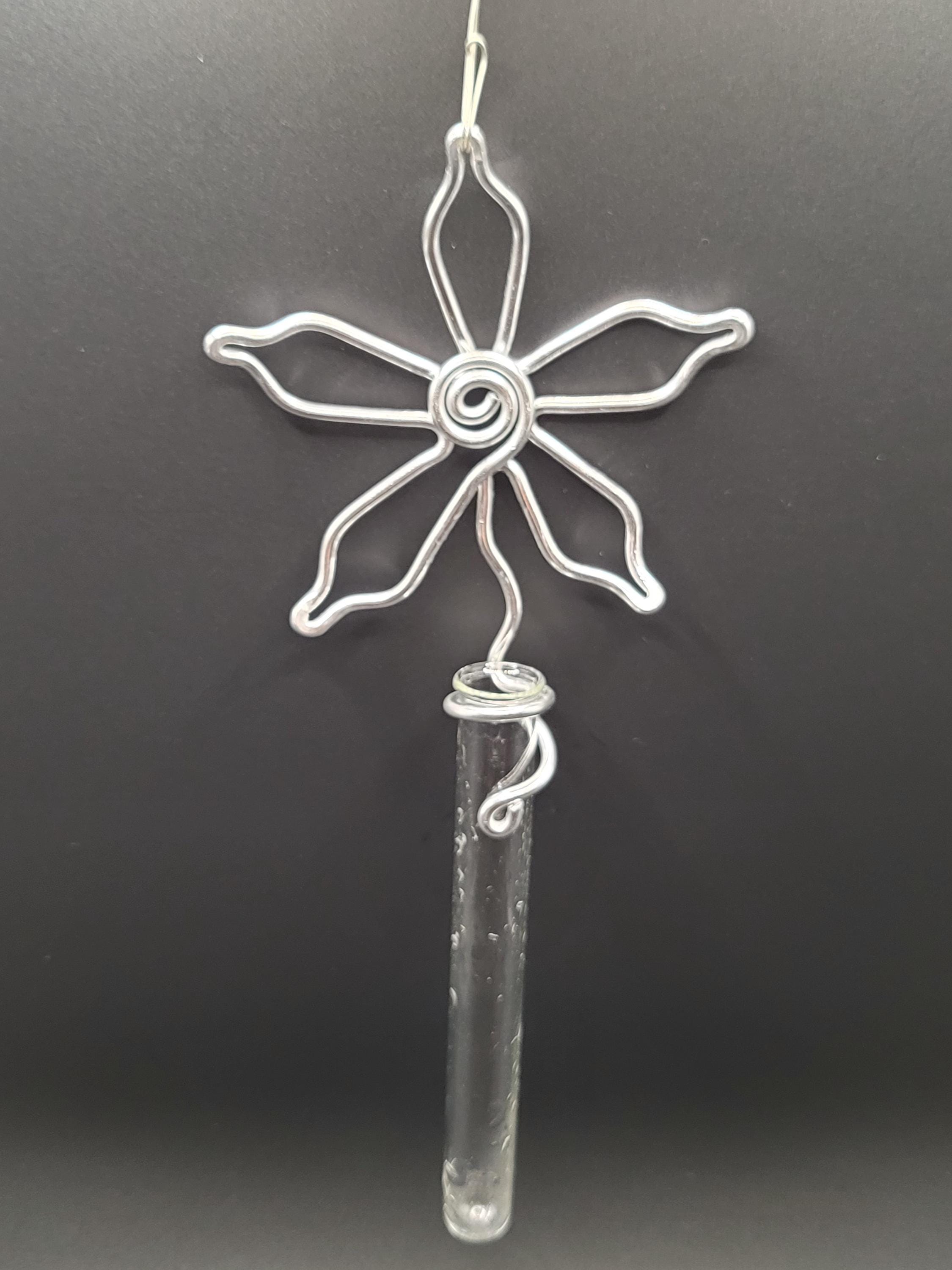 Flower Shaped Plant Propagator/bud Vase Wall Hanger - Etsy