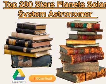206 Antique Astronomy & Telescope Books on USB Stars Planets Solar ...