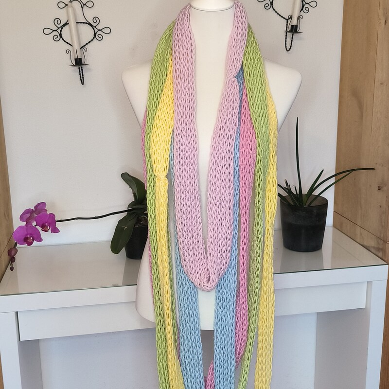 Drop Stitch Scarf - Etsy