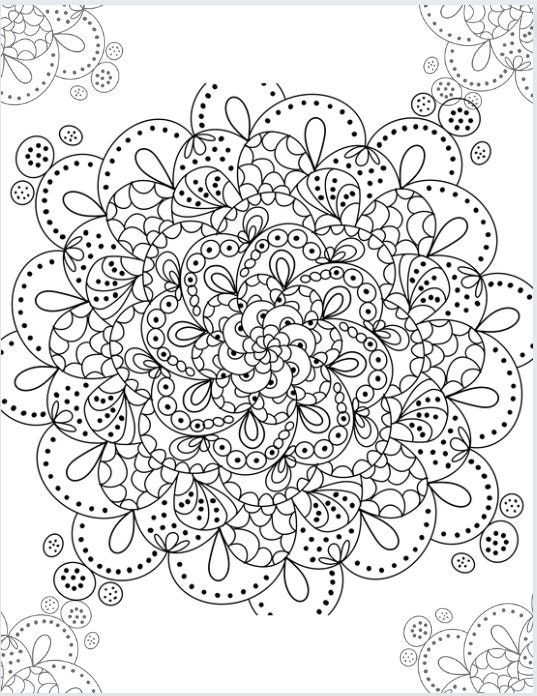 Mandala Coloring Sheets - Etsy