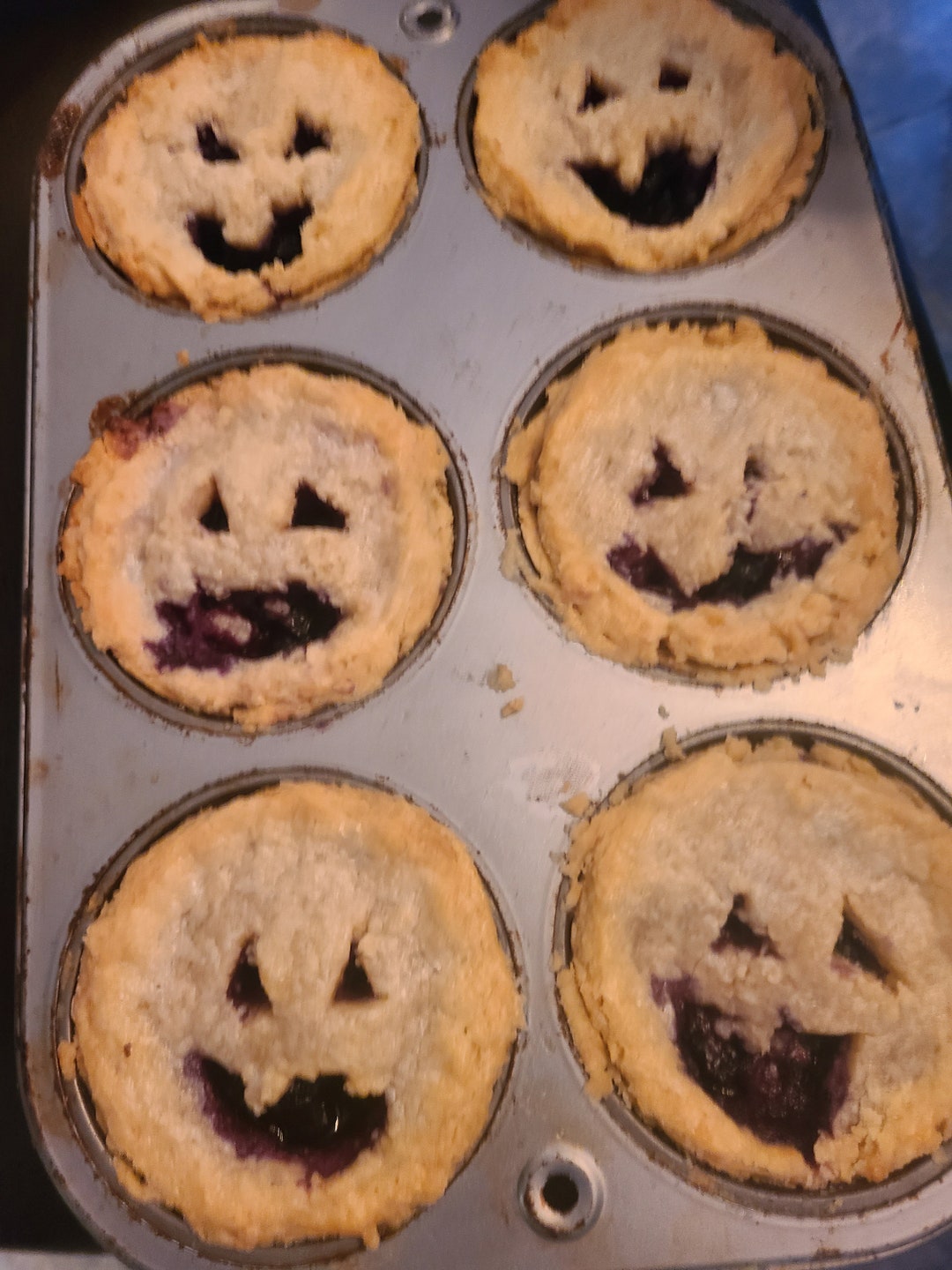 Blueberry Face Pies - Etsy
