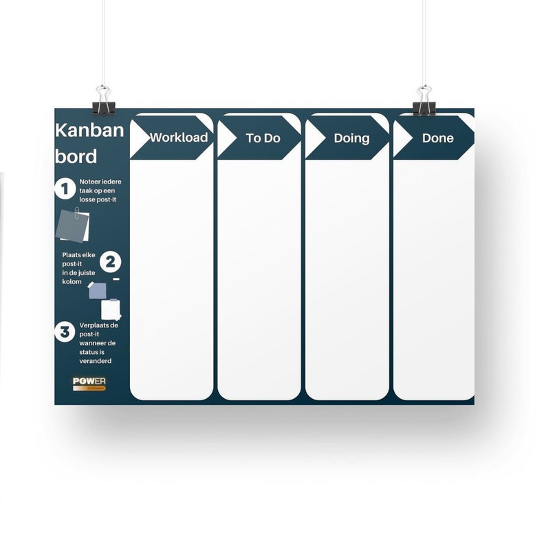 Printable Kanban Board - Etsy