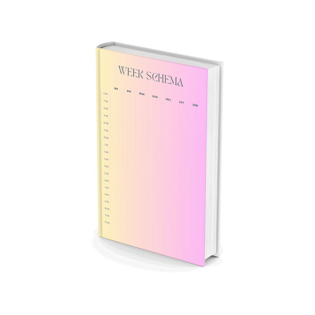 Printable Weekly Schedule / Pink/ Download/ Productivity Planner - Etsy