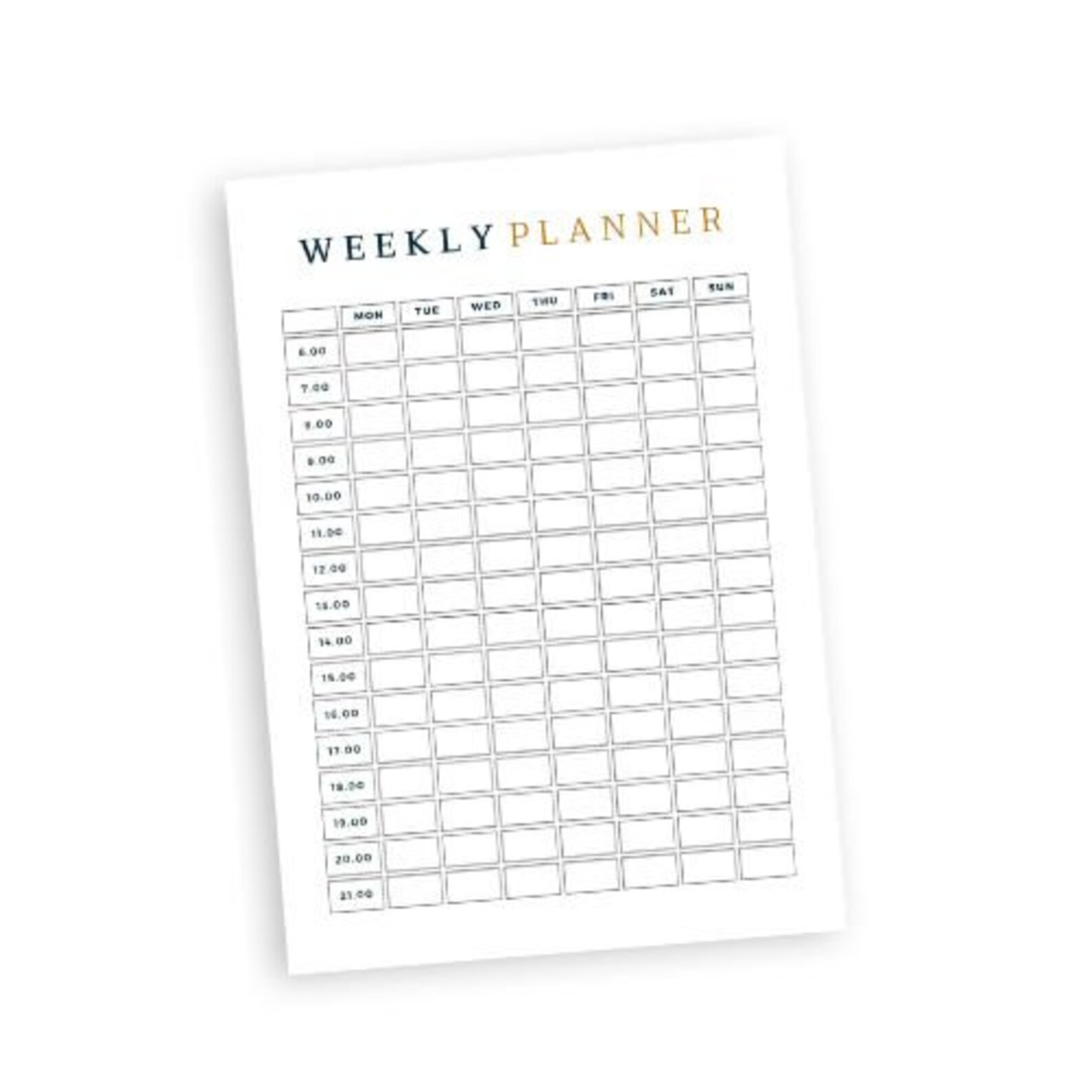 Printable Weekly Planner - Etsy