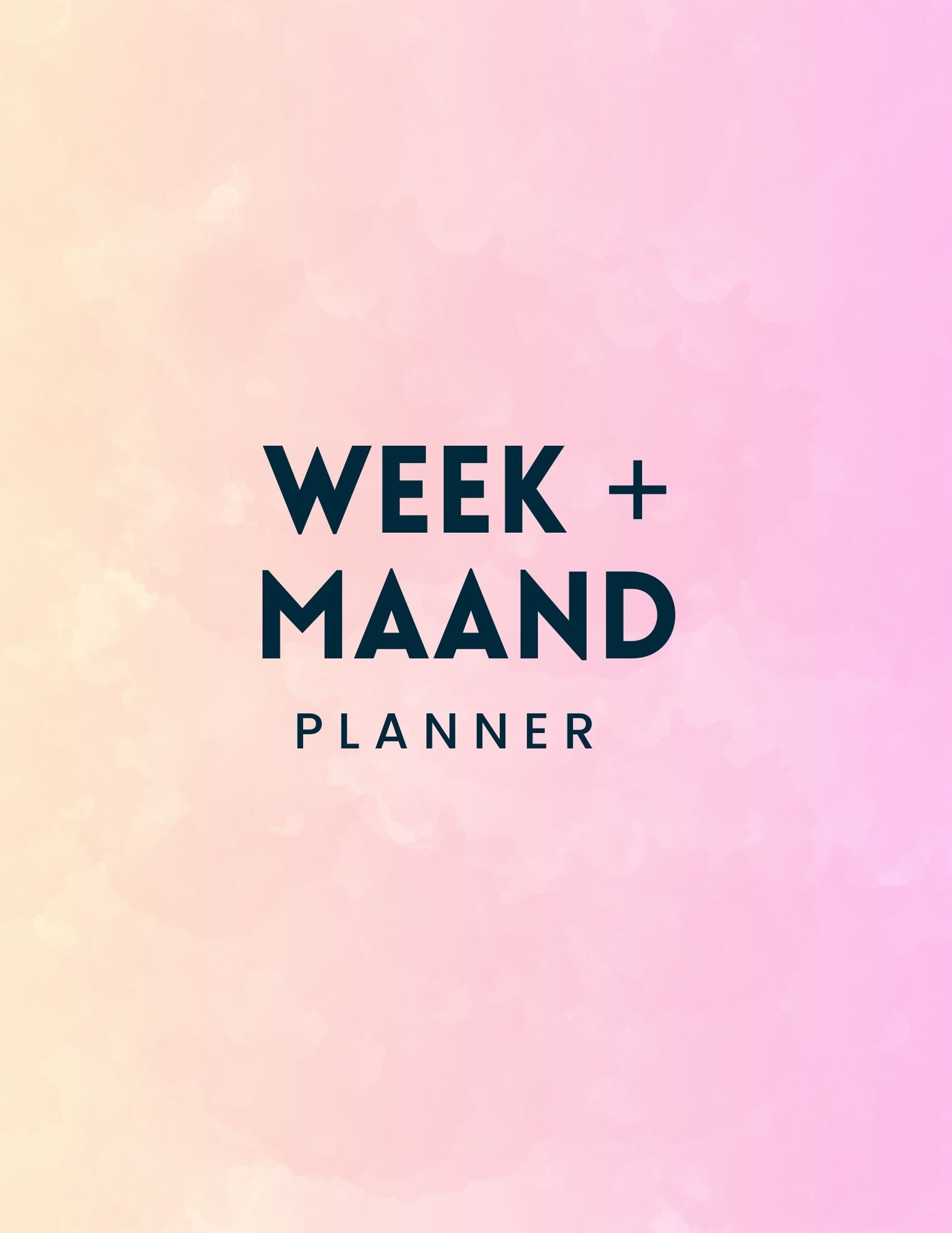 Printable Complete Set of Planners/ Pink/ Download/ Productivity ...