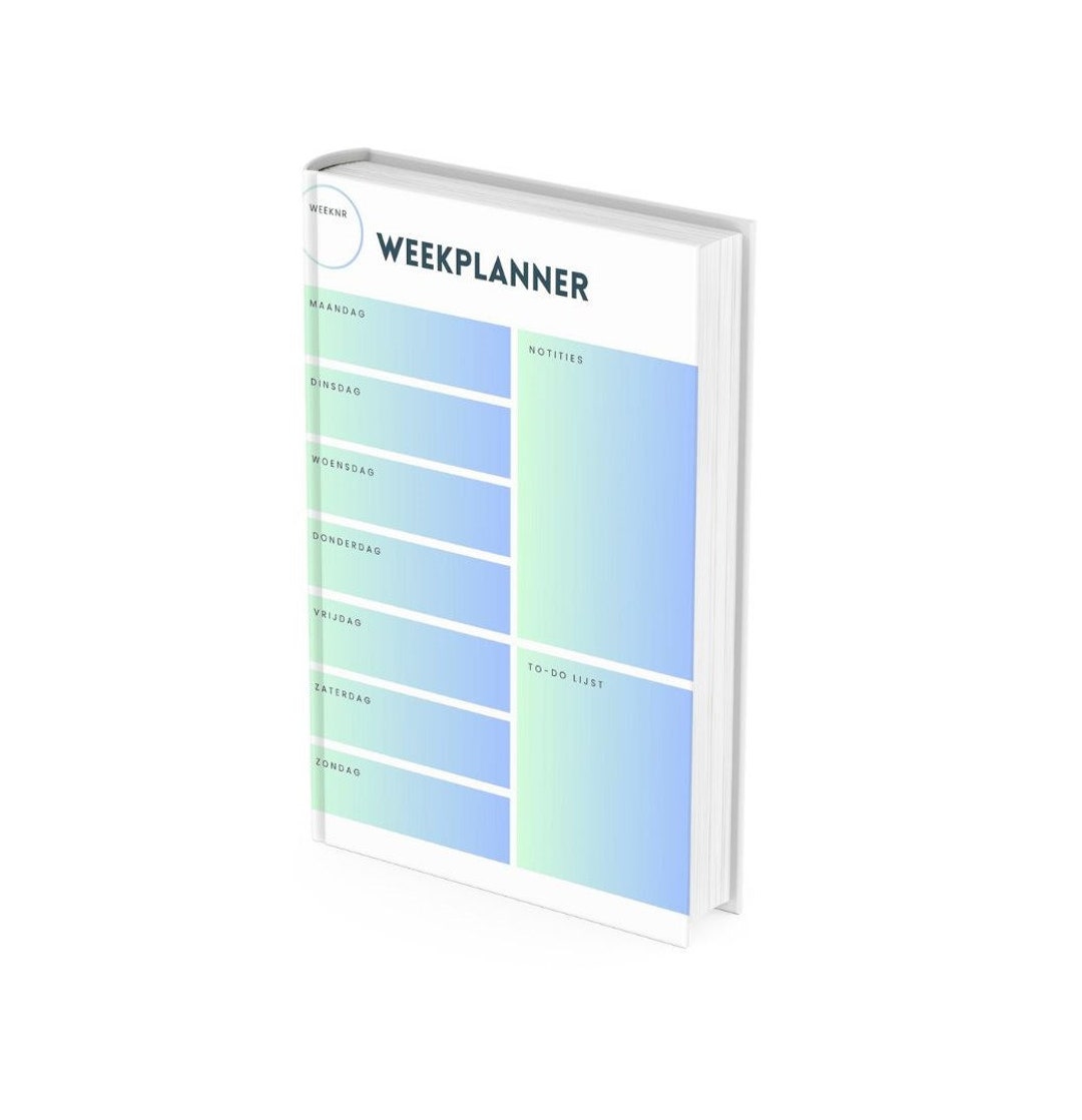 Printable Weekly Planner/ Blue / Download/ Productivity Planner - Etsy