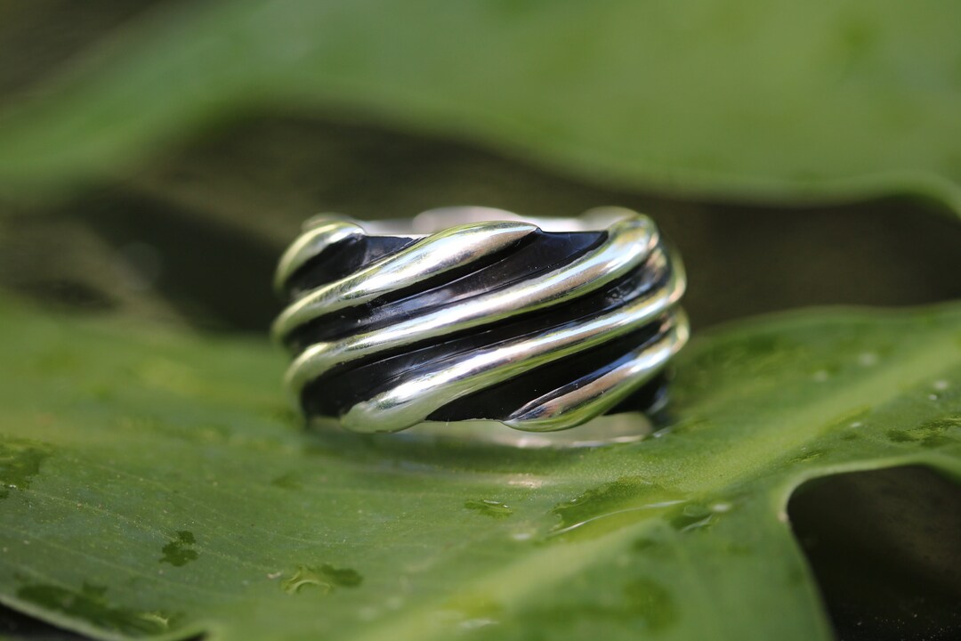 Silver Torus Ring/frequency and Energy Ring/power Ring/tesla Energy ...