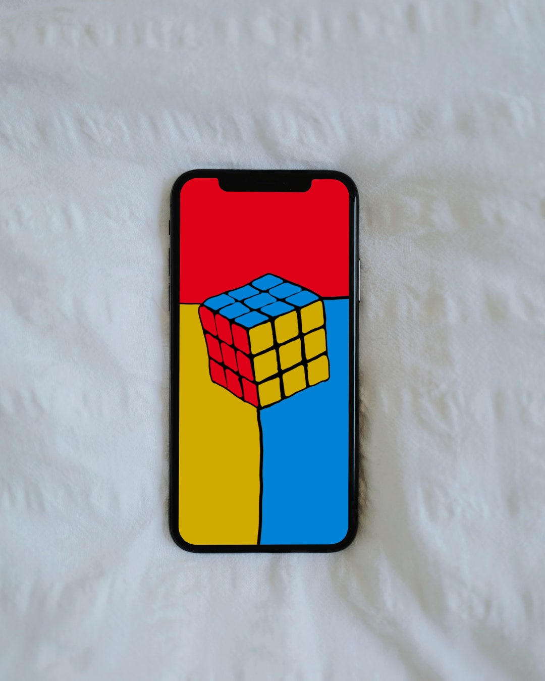 Rubik's Cube Wallpaper | Phone Wallpaper | Cube | Rubik's Cube - Etsy