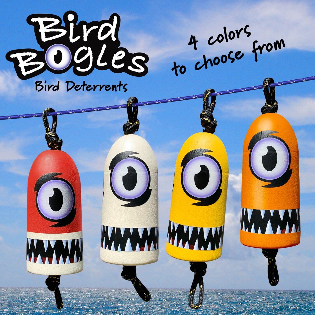 Bird Bogles Whimsical Bird Deterrents for Boats, Home, Farm, Business ...