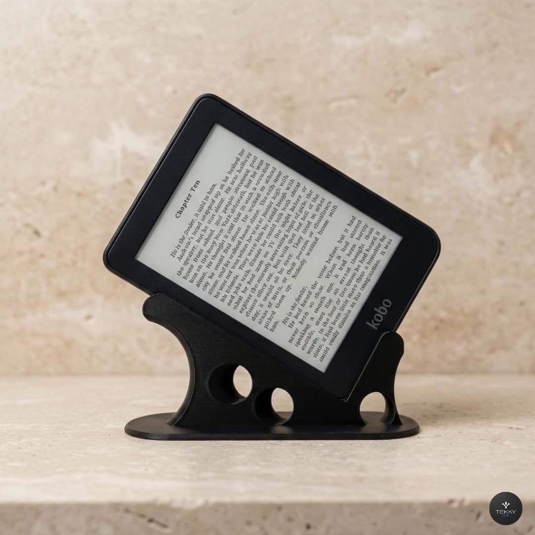 Kindle & Kobo Stand – 3D Printed Ereader Holder, Minimal Desk Stand ...