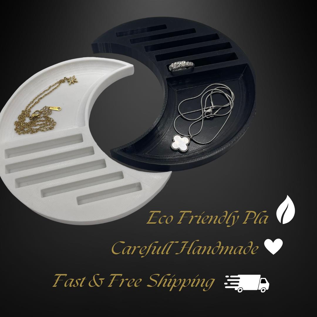 Lunar Ring Holder 3D Printed Minimalist Ring Holder Jewelry Organizer ...