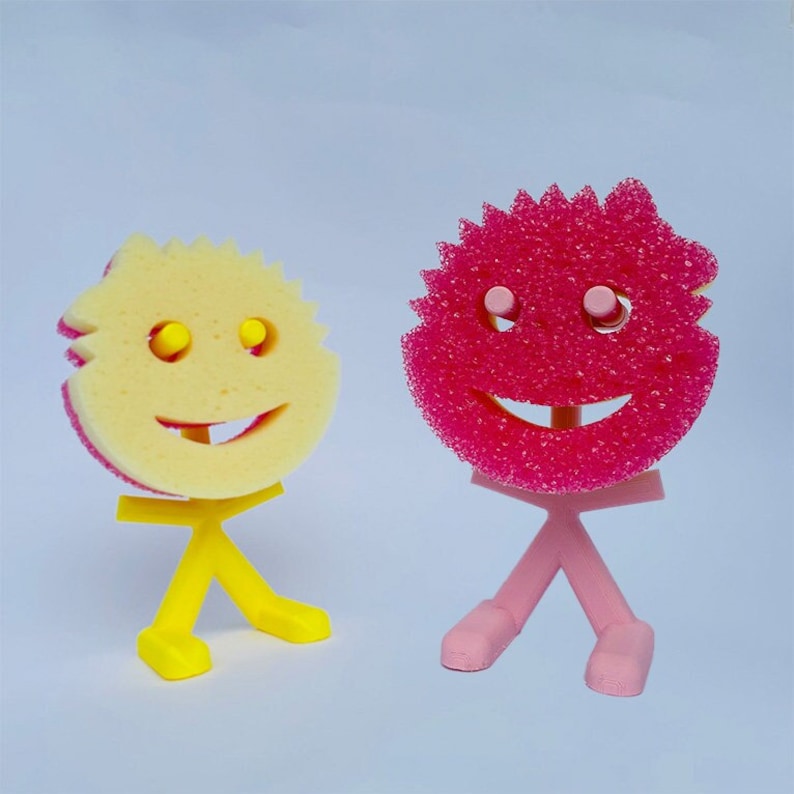 Scrub Daddy | Scrub Mommy Holder | Adorable 3D Printed Sponge Holder ...