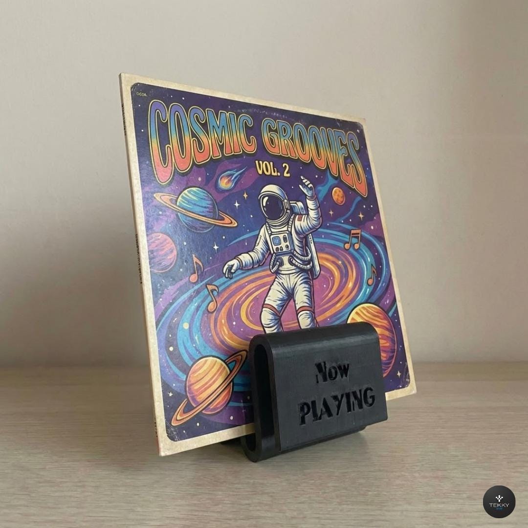 Vinyl Record Sleeve Stand | 3D Printed Album Cover Display ...