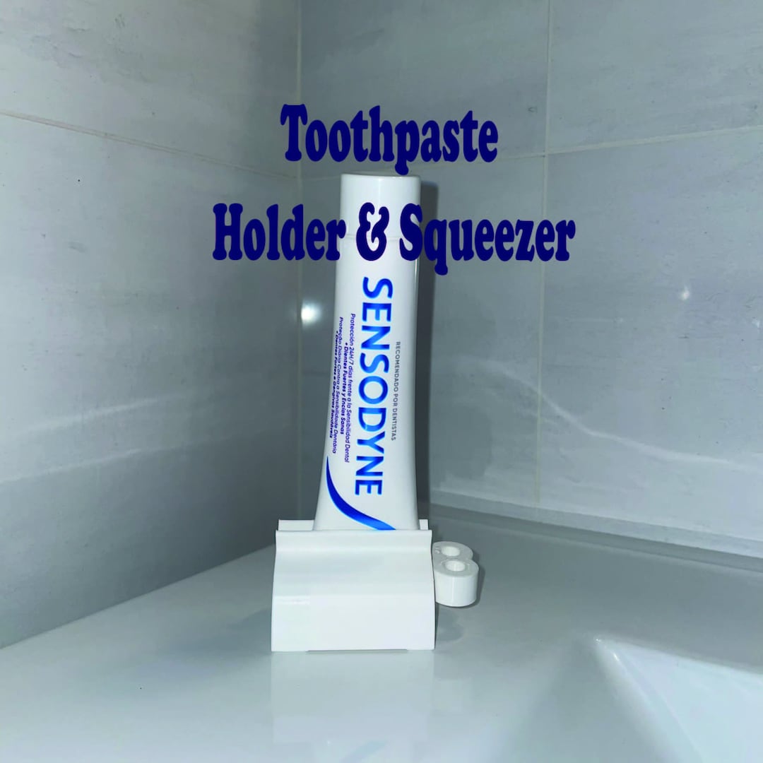 Toothpaste Holder & Squeezer | Bathroom Organization - Etsy