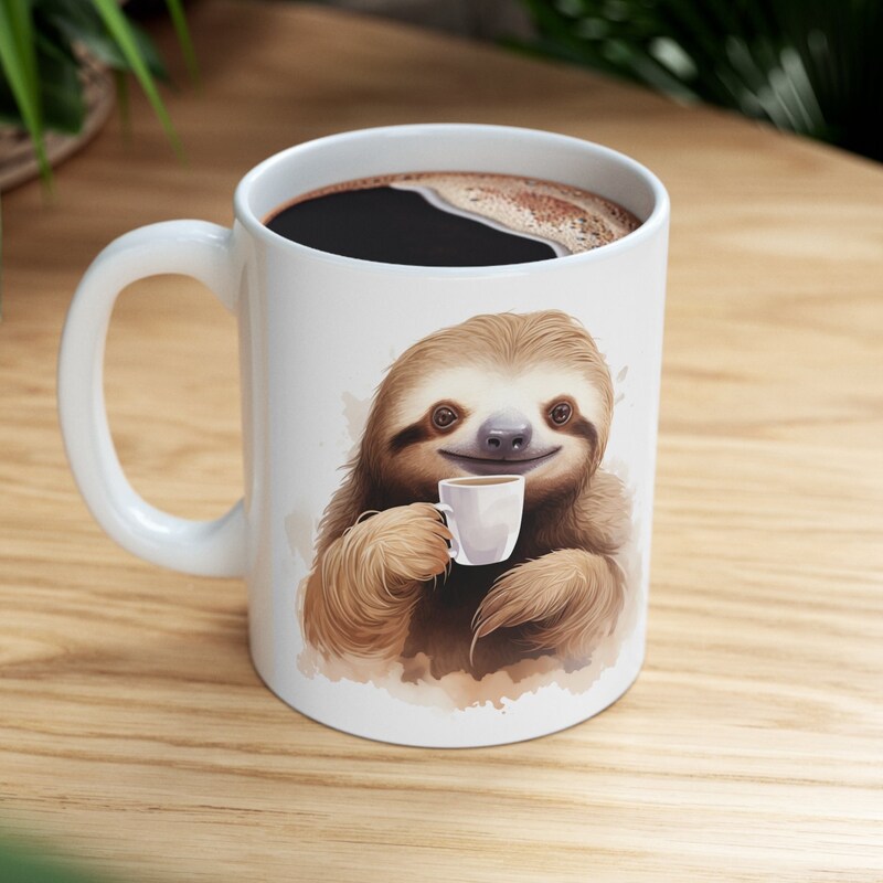 Sloth Tea Cup - Etsy