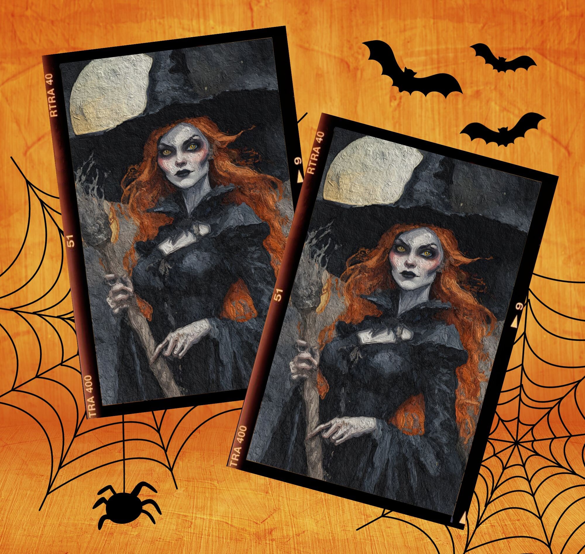 Digital Download | Halloween Poster | Halloween Witch | Halloween Home ...