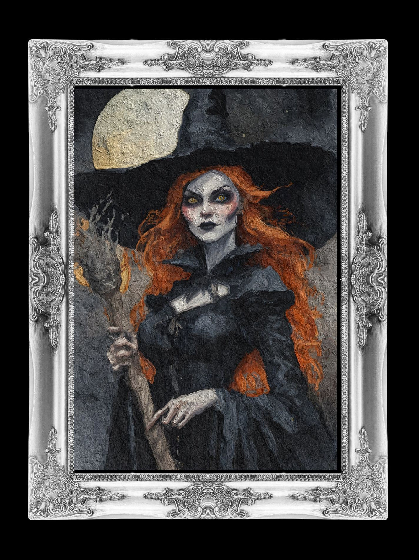 Digital Download | Halloween Poster | Halloween Witch | Halloween Home ...