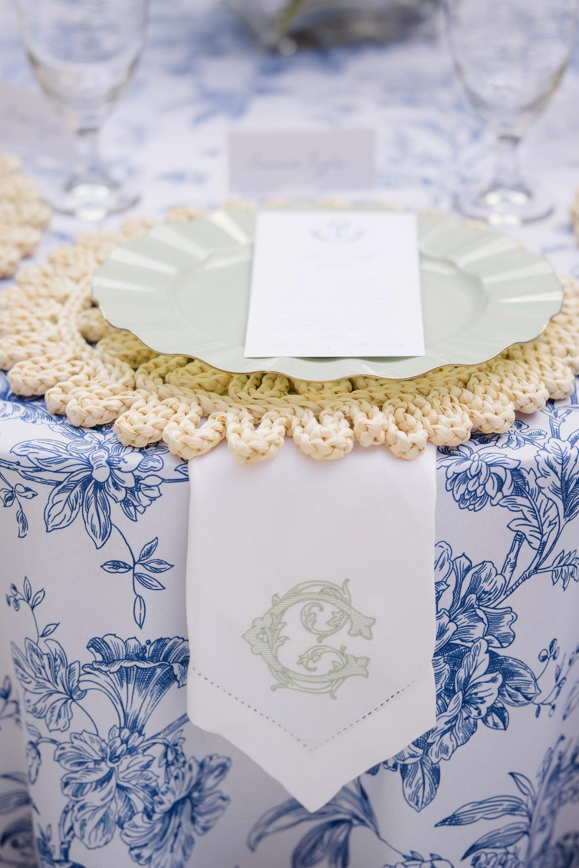 Custom Embroidered Wedding/dinner Linen Napkins - Etsy