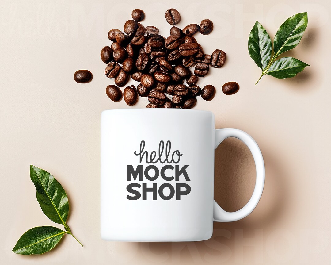 110z Mug Mockup | Flat Lay Mock Ups | White Mug Mock up | Coffee Mug ...