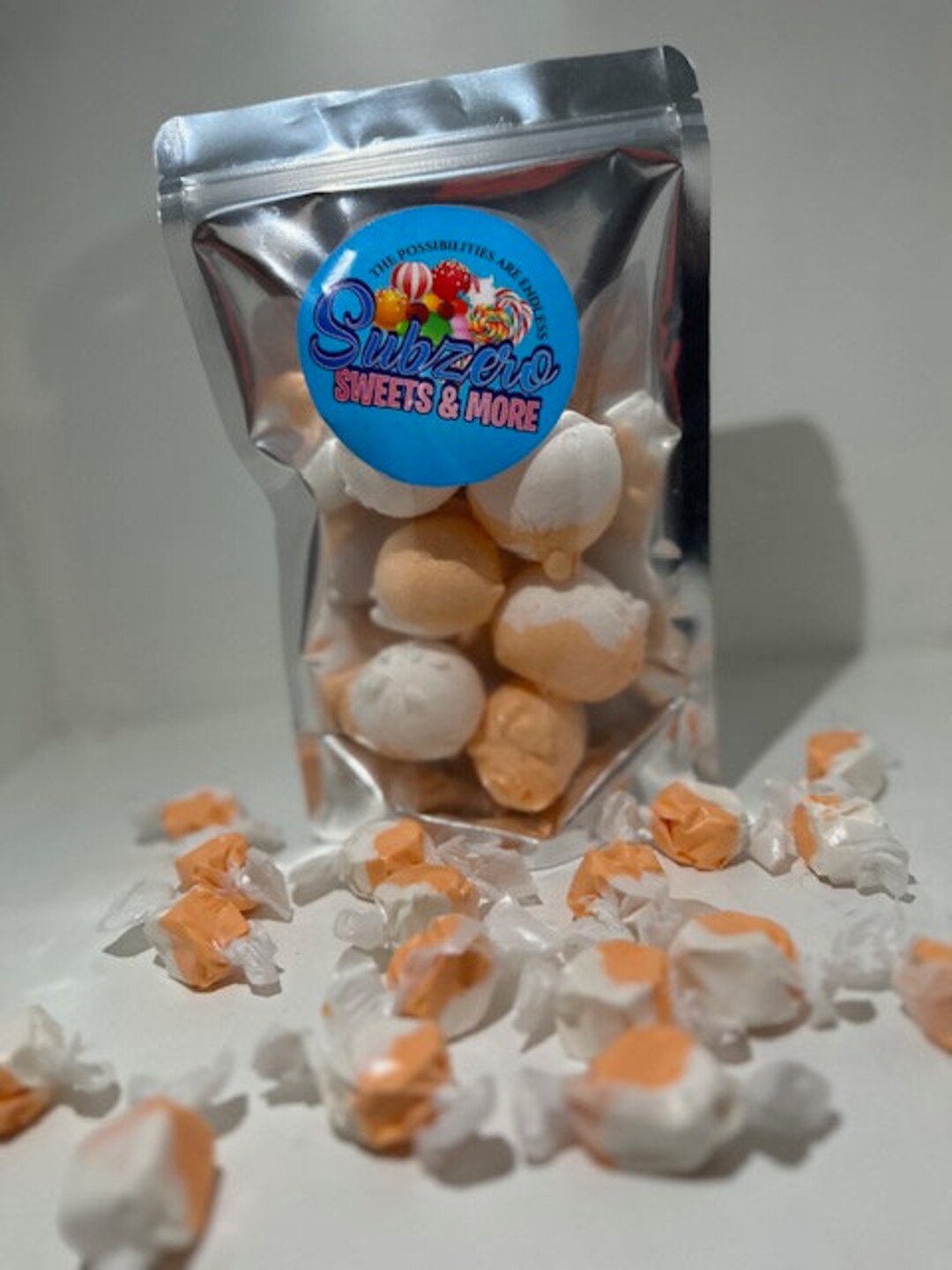 Freeze Dried Orange Cream Taffy Puffs 1oz - Etsy