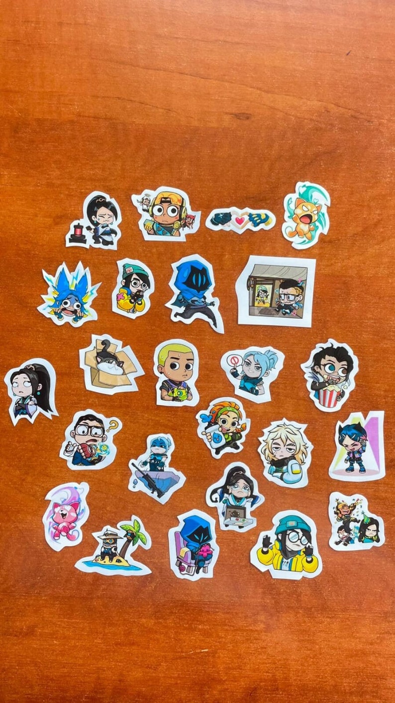 Valorant Sticker Set, Valorant Sticker, Valorant Matte Sticker,Clove ...