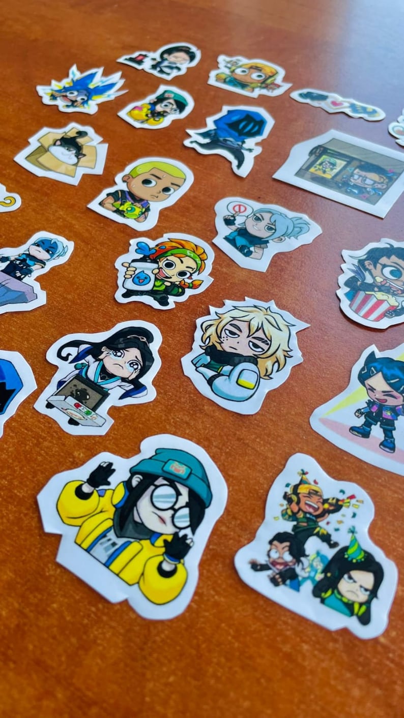 Valorant Sticker Set, Valorant Sticker, Valorant Matte Sticker,Clove ...