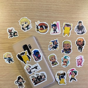 Valorant Stickers , Valorant Sticker Set , Valorant Agents Matte ...