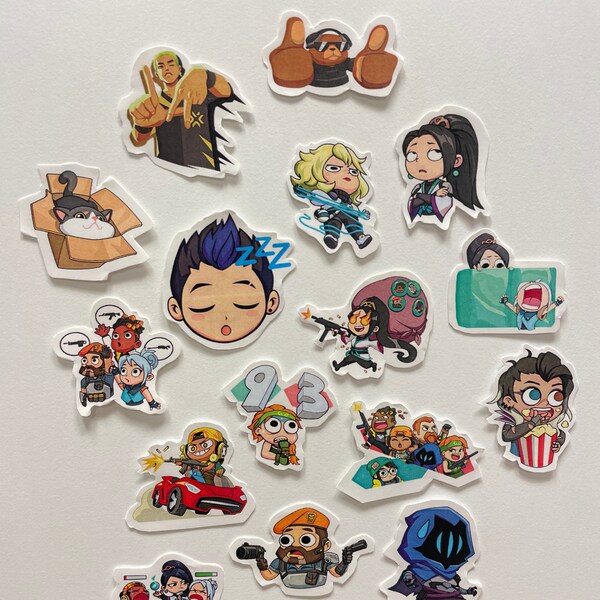 Valorant Stickers - Etsy