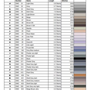 Winter Wolf Digital Cross Stitch Pattern Instant PDF Download Winter ...