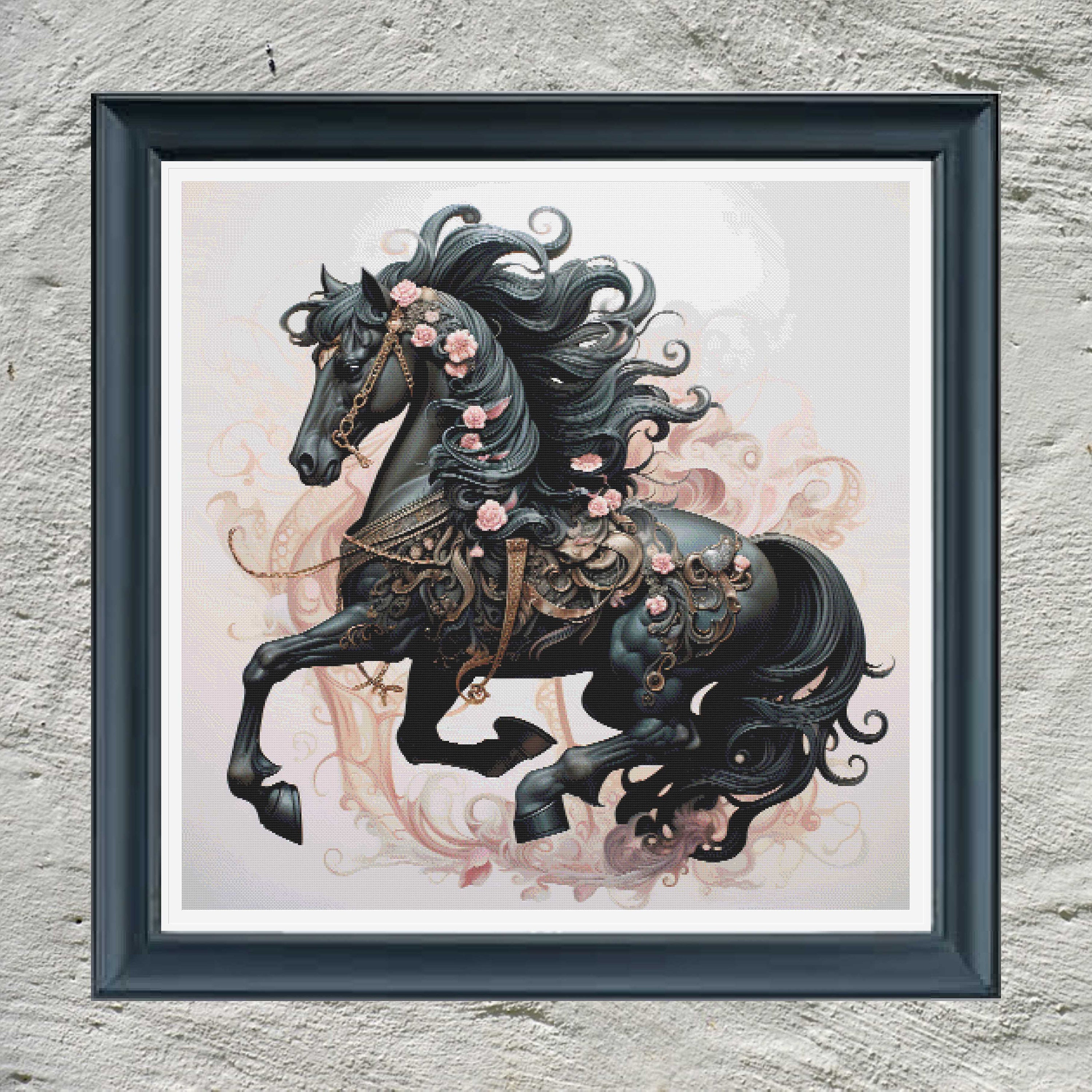 Carousel Horse III Counted Cross Stitch Pattern Instant PDF Download ...