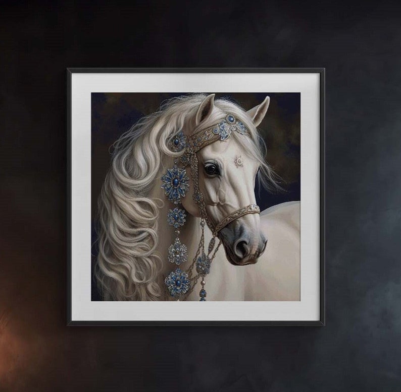 Royal Pony Counted Cross Stitch Pattern Instant PDF Download Beautiful ...