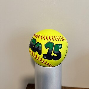 Hand Painted Softballs - Etsy
