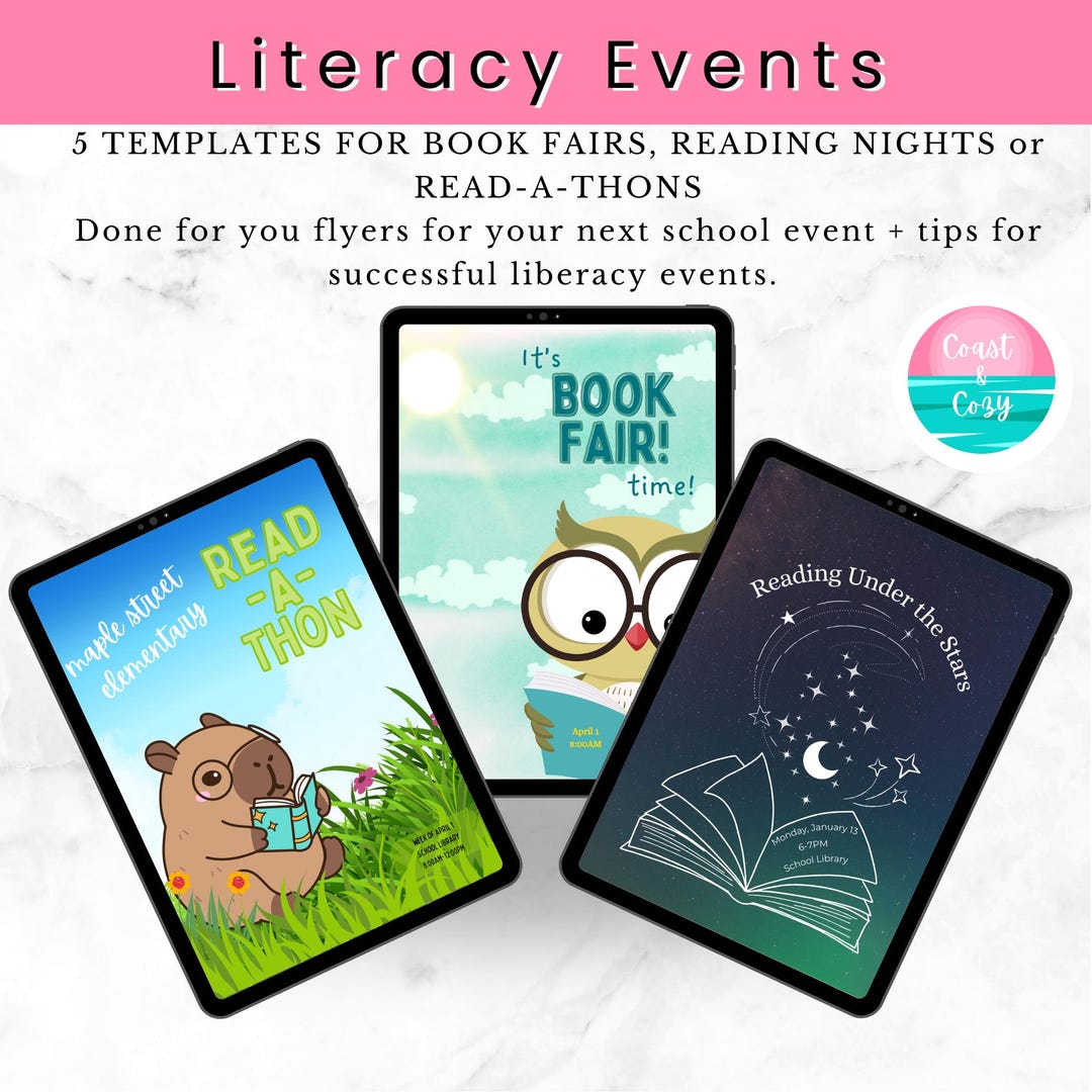 Editable PTA Templates, Canva Templates, Education, Literacy, School ...