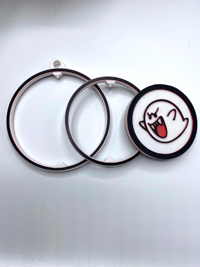 Nintendo Mario Boo Spinning Fidget Toy – Double-sided Ghost Decor for ...