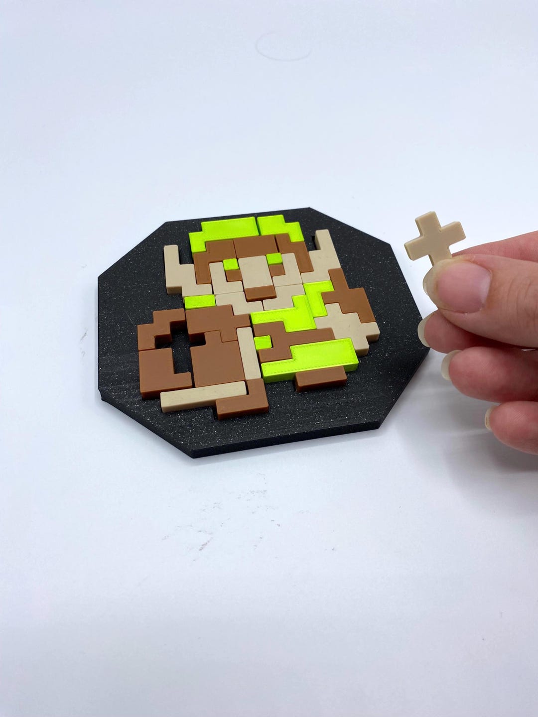 3D Printed Legend of Zelda Link Puzzle—unique Gamer Inspired Brain ...