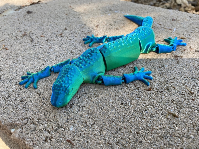 3D Print Articulated Lizard - Etsy