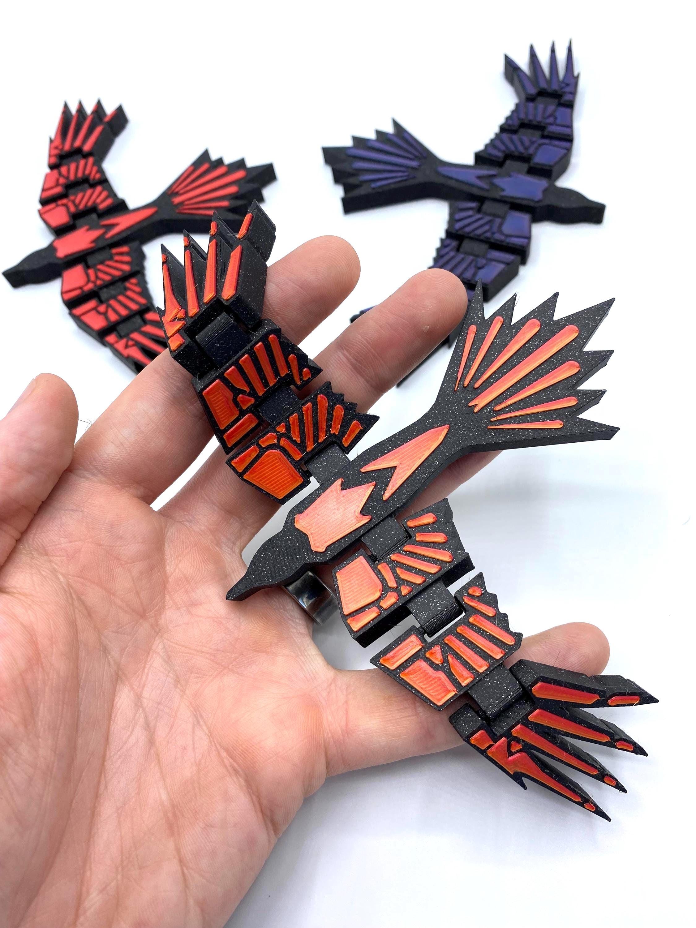 3D Printed Articulated Fire Bird – A Unique Fidget Toy and Decoration ...
