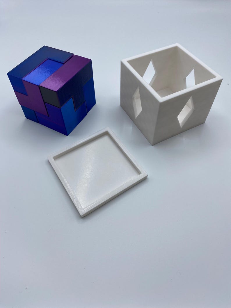 Unlock the Mystery: 3D Printed Puzzle Box Perfect Desktop Toy - Etsy