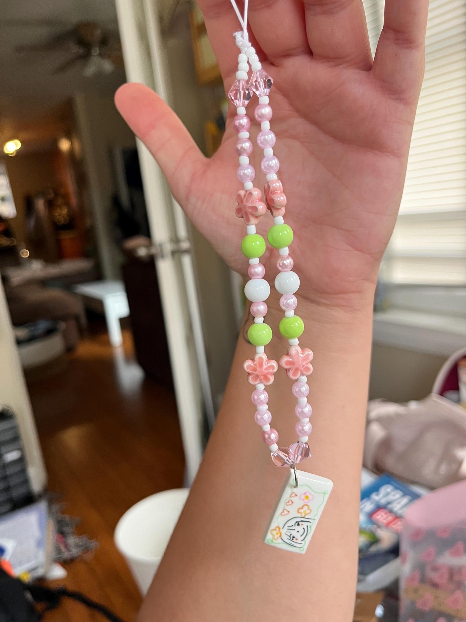 Chihiro Ghibli Inspired Beaded Phone Charm - Etsy