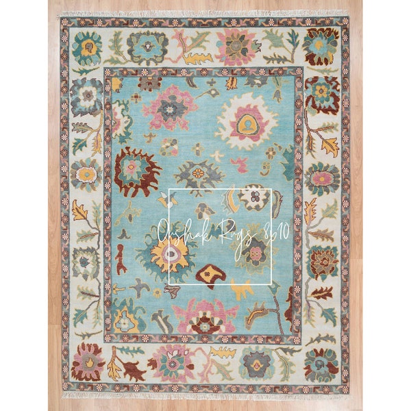 Pink Oushak Rug - Etsy