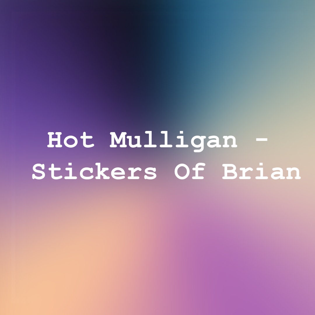 Hot Mulligan - Stickers of Brian - Guitar Tab - Etsy