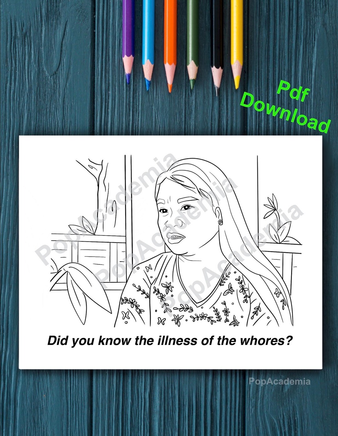 90 Day Fiancé, 1 Coloring Page, Printable Pdf/ Faith 90 Day Fiancé, 8 ...