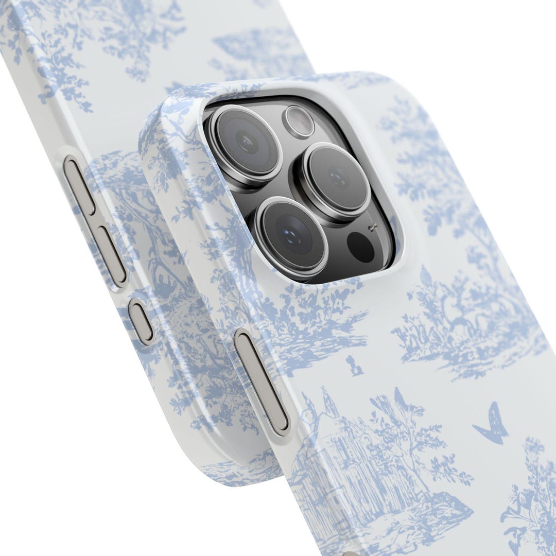 Sky Blue Toile Phone Case! Toile De Jouy iPhone Case, Toile Print Phone ...