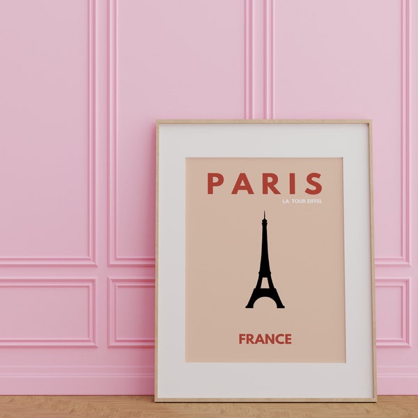 Digital Eiffel Tower - Etsy