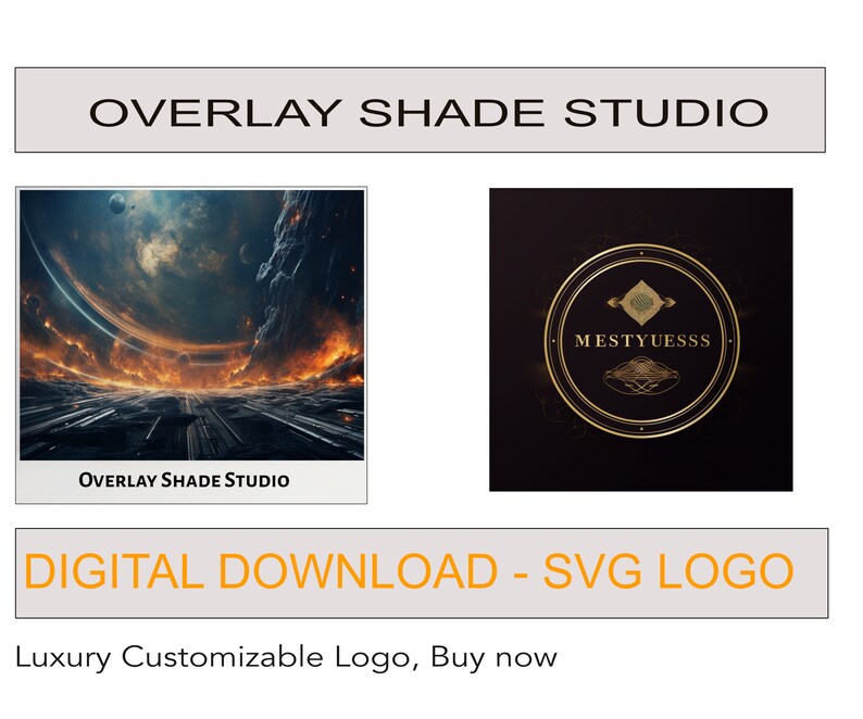 Luxury SVG Logo - Etsy