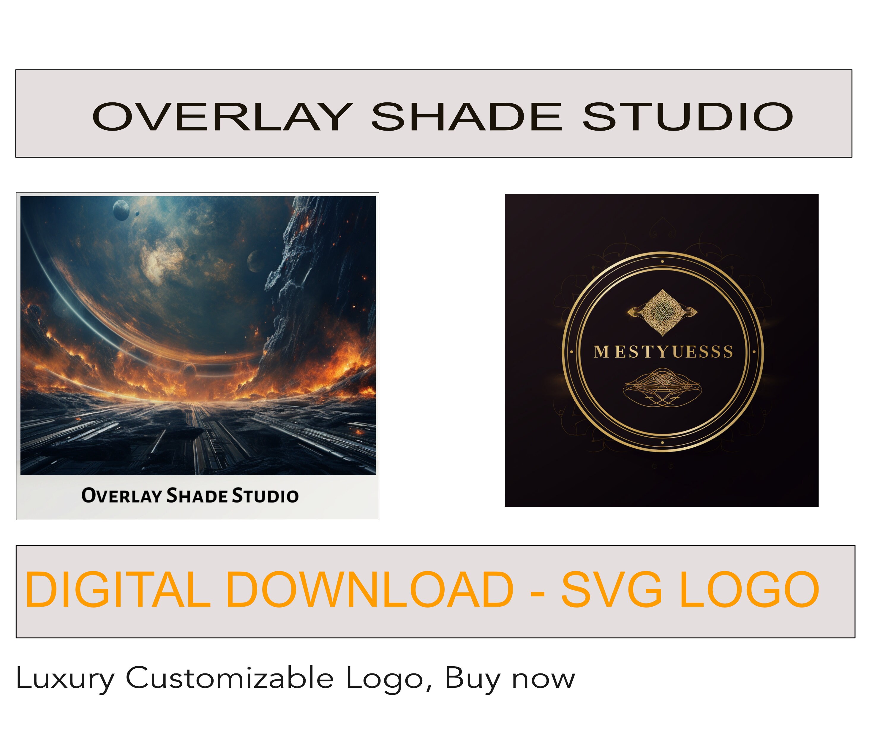 Luxury SVG Logo - Etsy